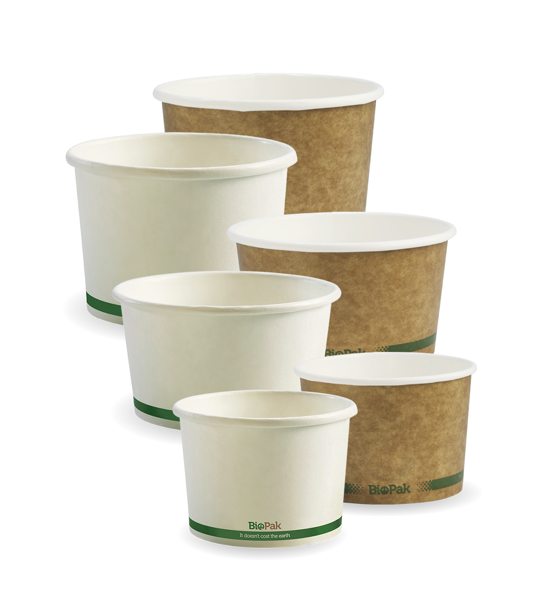 Paper BioBowls and Lids | Sydney Packaging