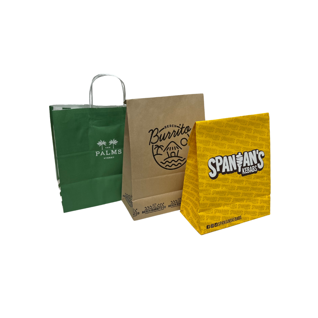 Printed paper bags - Sydney Packaging
