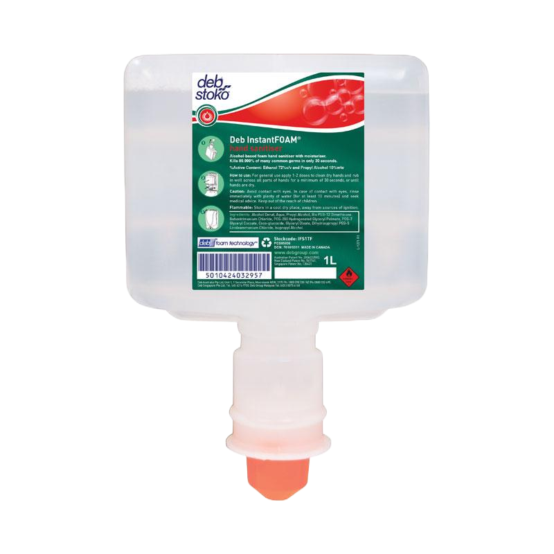Deb InstantFOAM Hand Sanitiser 1L Cartridge - Sydney Packaging
