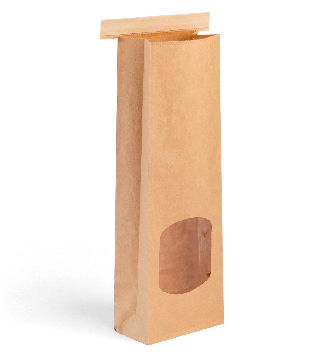 Kraft Retail Bags with Window and Tin-Tie | Sydney Packaging
